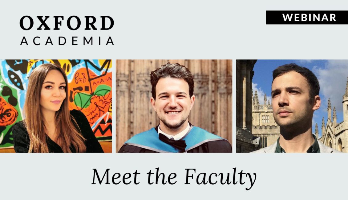 Webinar: Meet Oxford Faculty | Oxford Academia